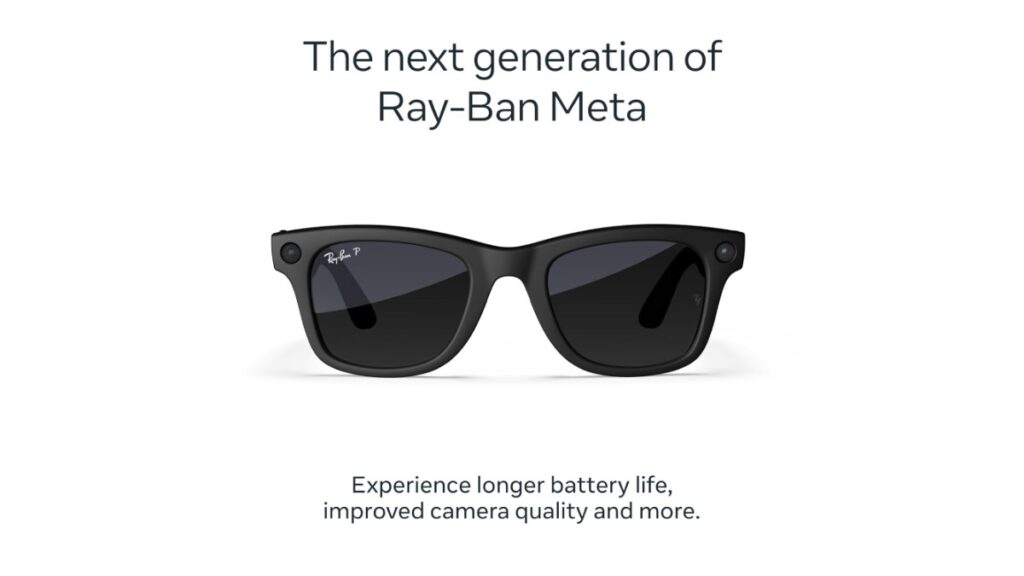 Ray-Ban Meta Wayfarer (Gen 2) Smart Glasses Launched in India – 12MP ...